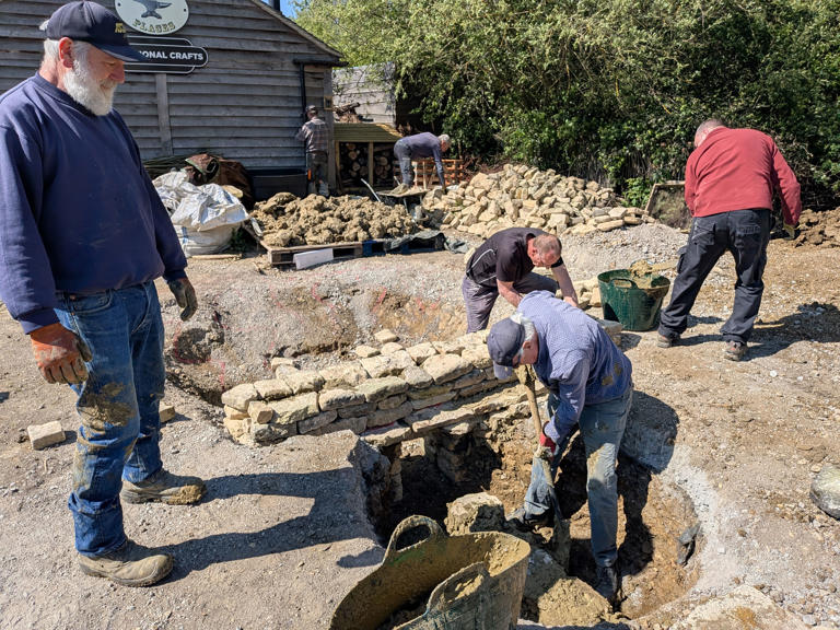 Roman kiln reconstruction brings ancient craft back to life at Stanwick ...
