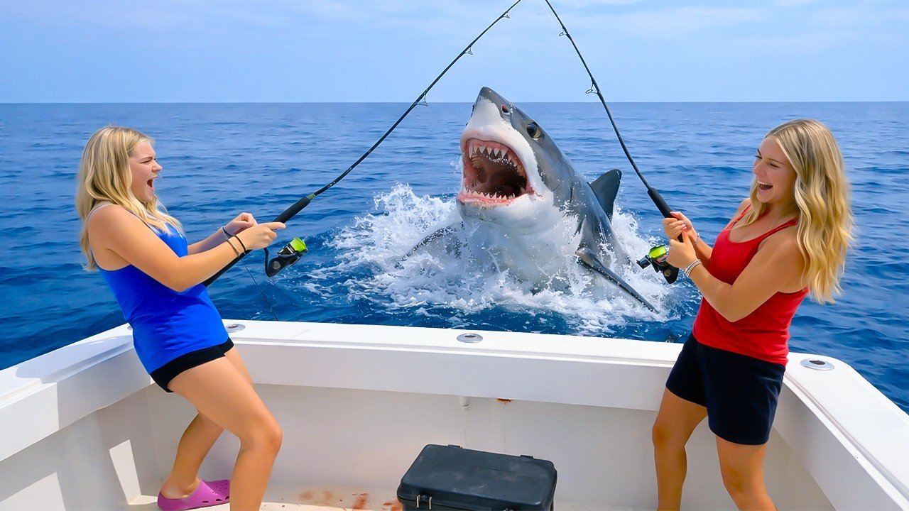 Shark fishing adventure