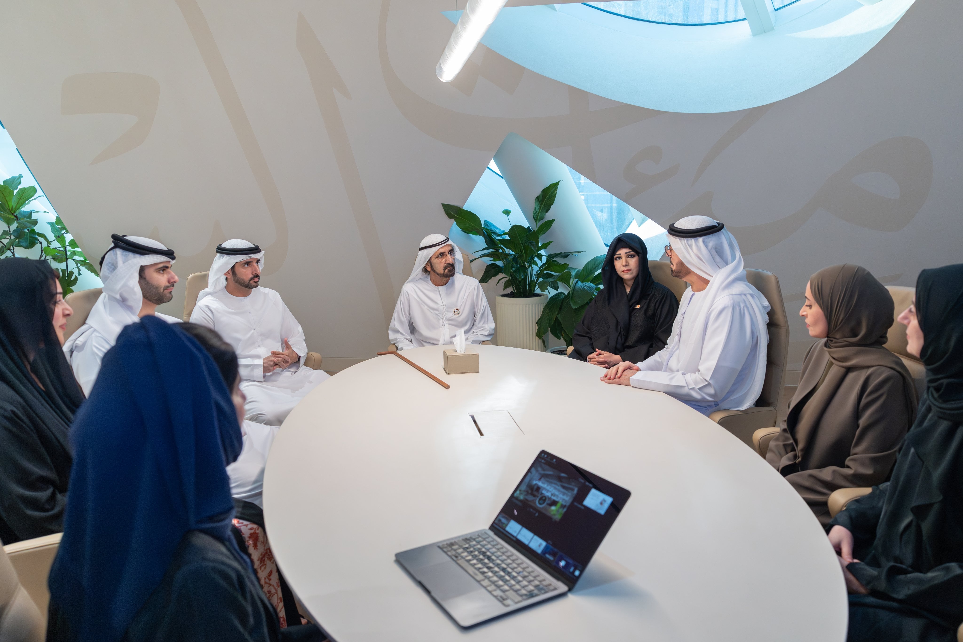 Sheikh Mohammed bin Rashid reviews plan for half of UAE government ...