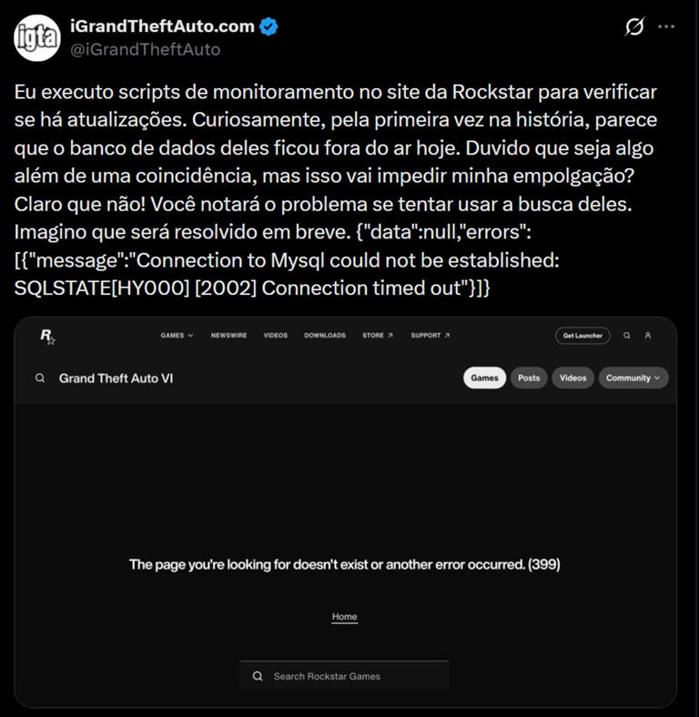 Novo trailer de GTA 6? Rockstar movimenta site oficial e aquece ...