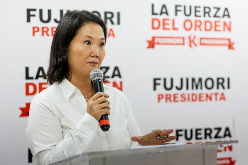 Peru's Fujimori and Sanchez lead presidential runoff race as count ...