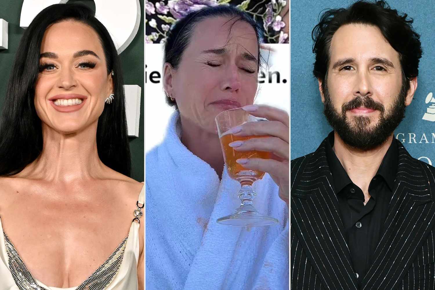 Katy Perry reacts to ex Josh Groban's engagement in new video
