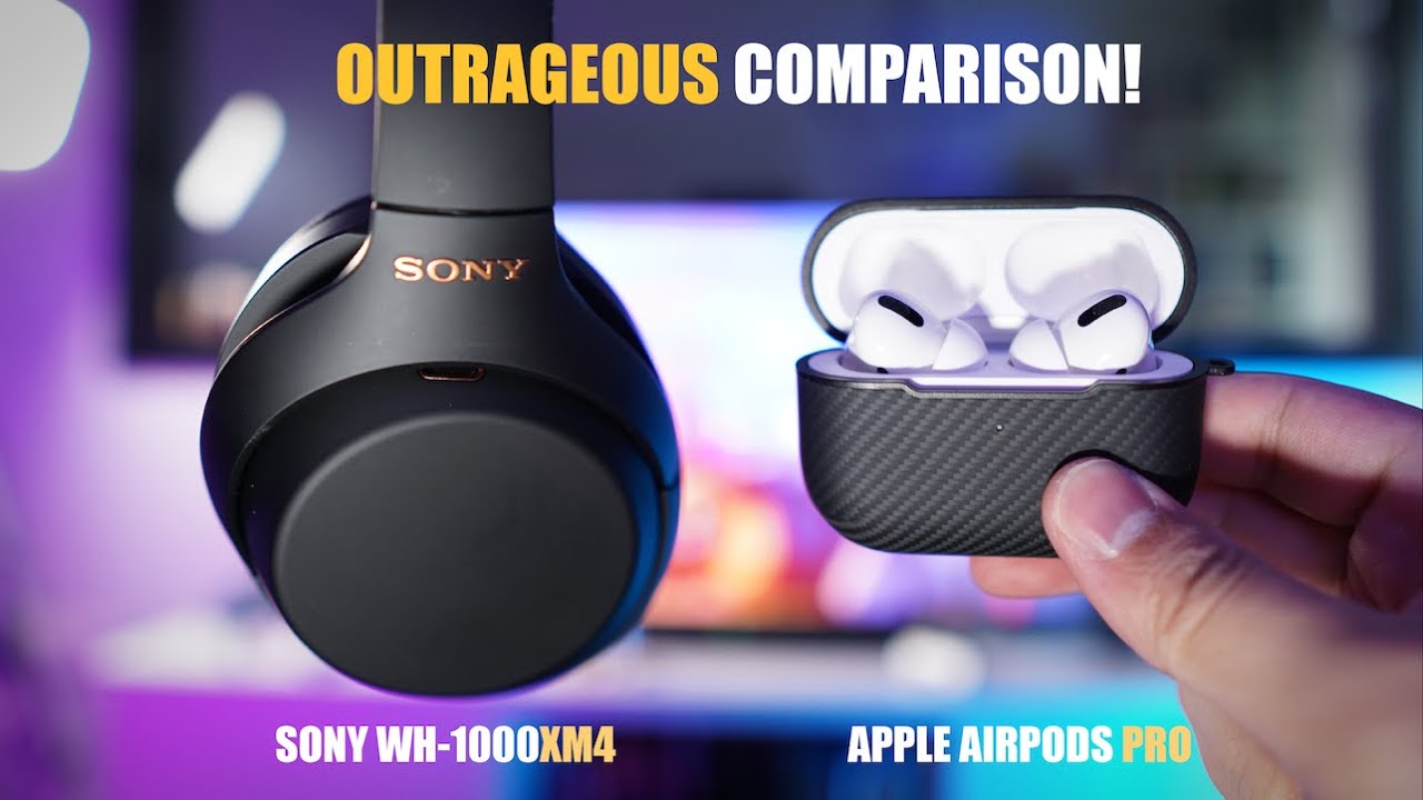 Sony WH-1000M4 vs AirPods Pro - Outrageous comparison!