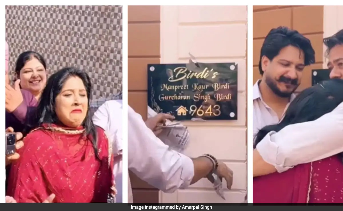 Watch: Ludhiana brothers surprise sister with Rs 50 lakh house ...