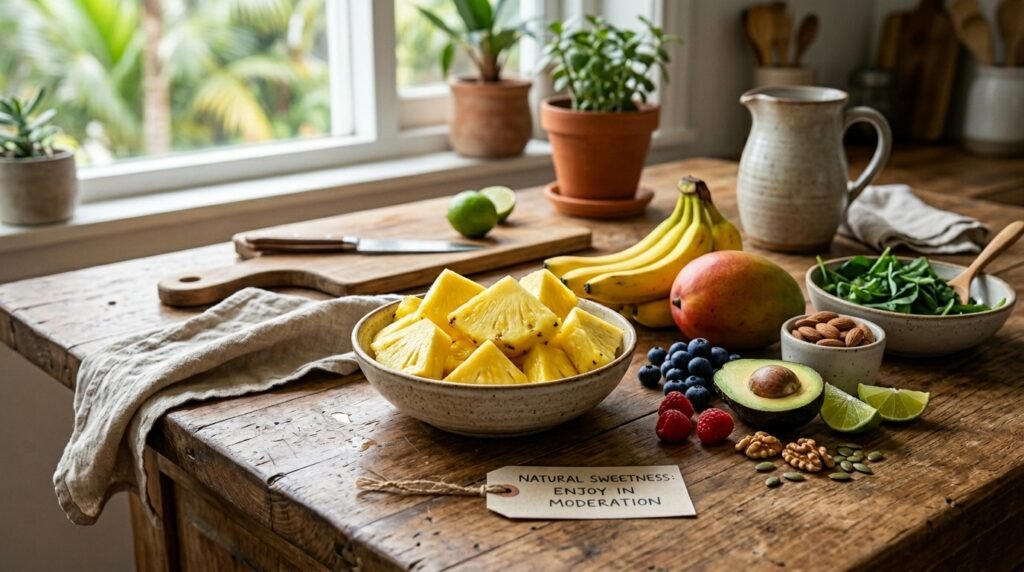 The issues that can arise from consuming too much pineapple