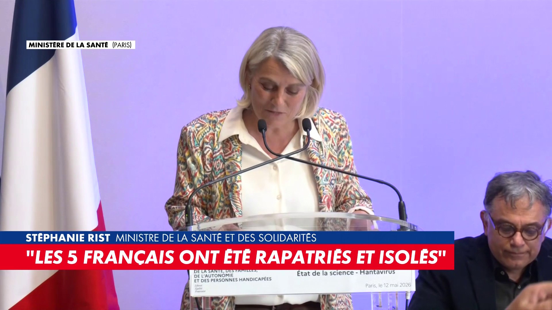Stéphanie Rist fait le point sur l'hantavirus en France