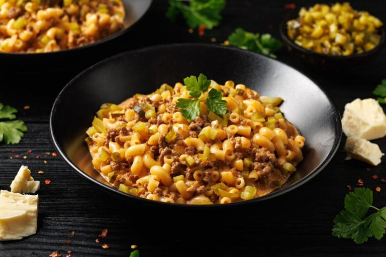 Family-friendly cheeseburger pasta recipe