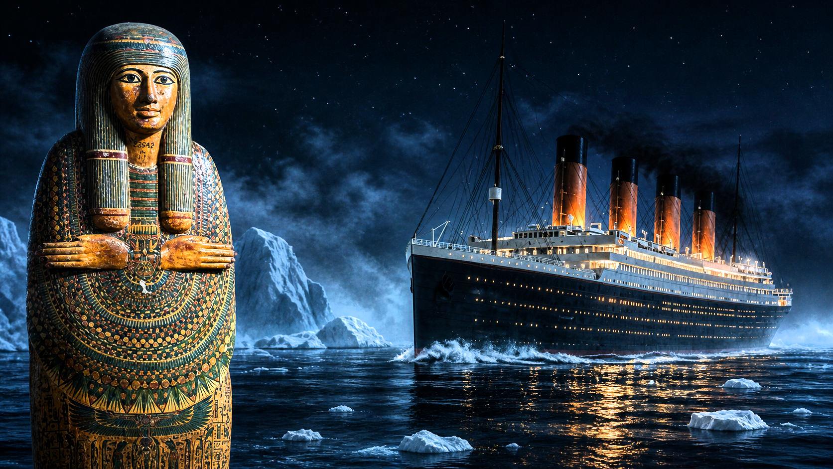 Was a cursed Egyptian mummy really on the Titanic?