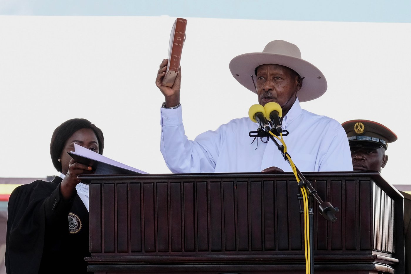 Uganda's President Museveni sworn in for seventh consecutive term as ...