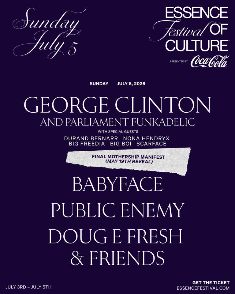 Essence Festival reveals night-by-night 2026 concert lineup, live ...