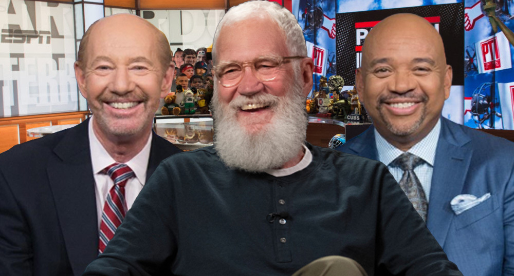 David Letterman gets grumpy without 'Pardon the Interruption'