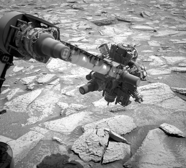 Curiosity rover got a rock stuck to its drill on Mars, and NASA had to ...