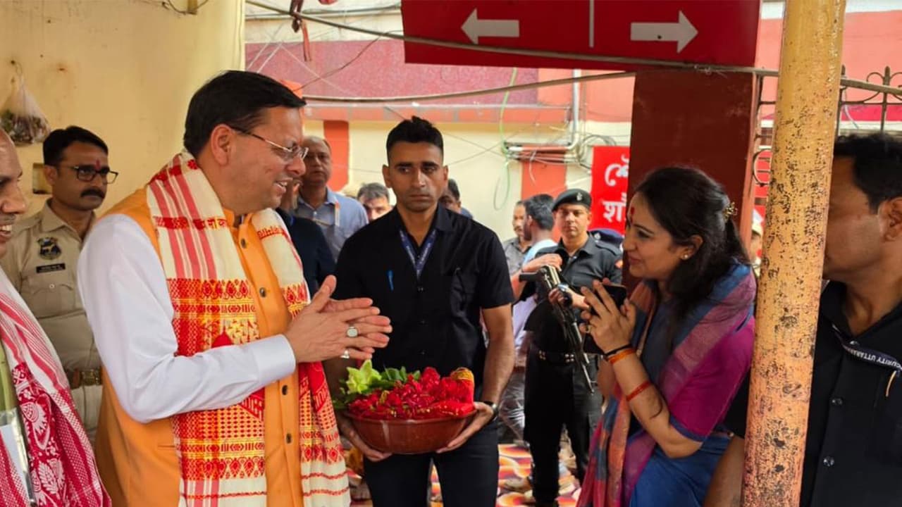 CM Dhami offers prayers at Kamakhya temple, lauds 'Operation Sindoor'