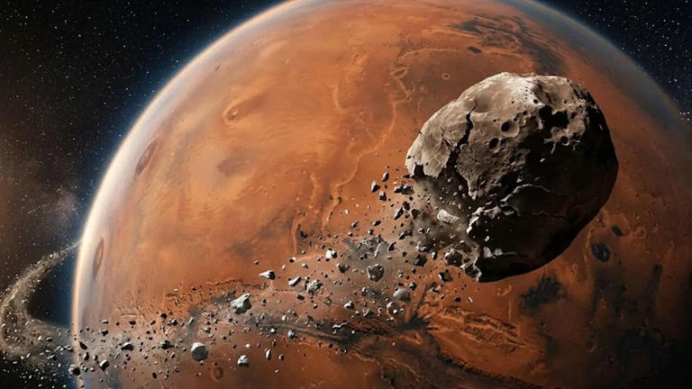 Scientists find Mars’ moon Phobos is breaking apart and may not survive ...