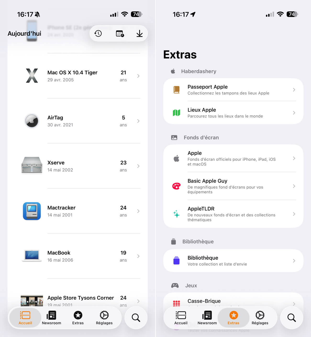 9:41 étoffe sa collection de produits Apple avec l’aide de Mactracker