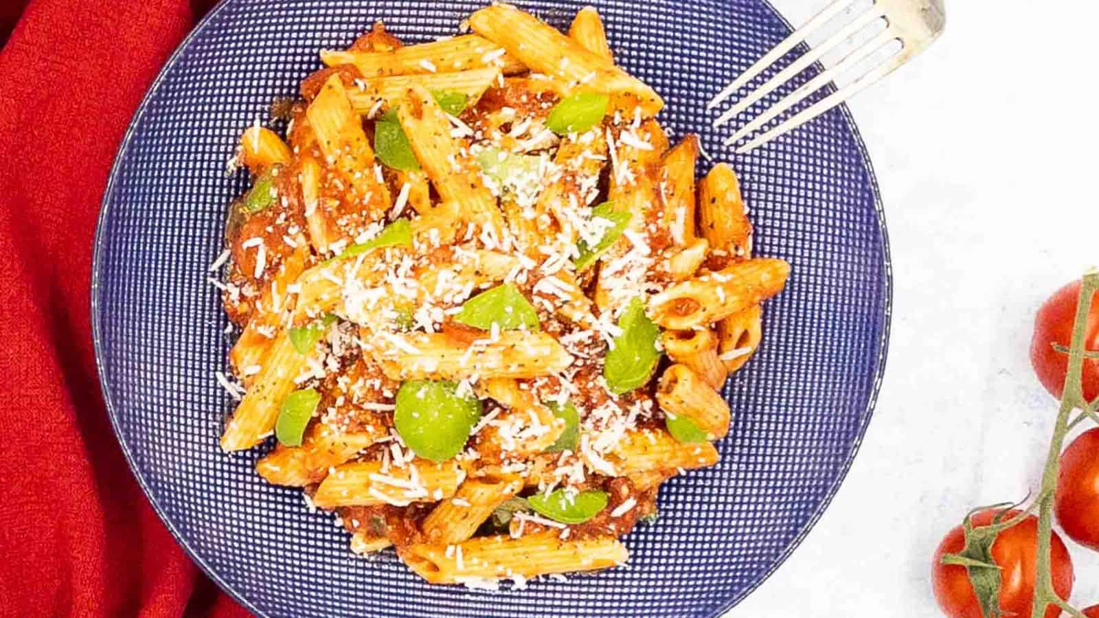 21 pasta dishes ready in 45 minutes or less