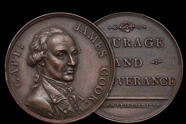 Rare Captain Cook medal to become part of tricentenary exhibition at ...