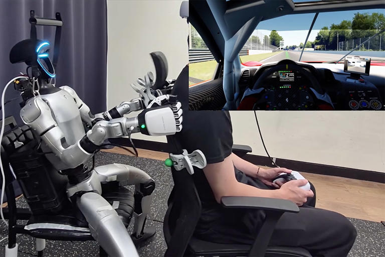 A $16K robot just became your copilot in gaming racing simulators