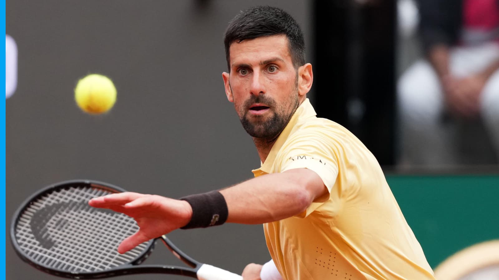 What is Novak Djokovic’s ranking after his loss at the Italian Open?