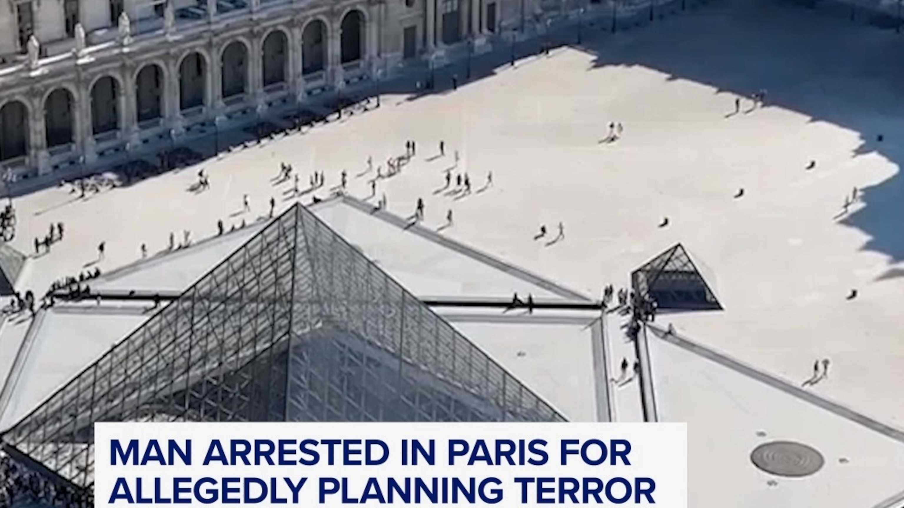 Man arrested for allegedly planning terror attack with Louvre as ...