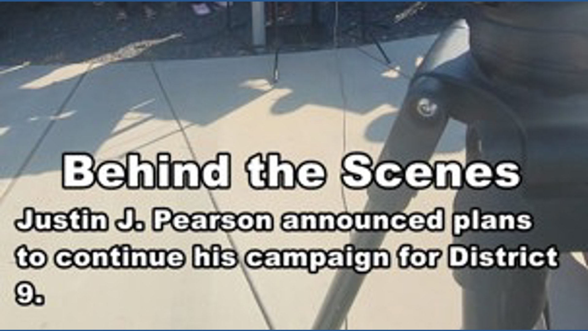 Behind the scenes | Justin J Pearson campaign update