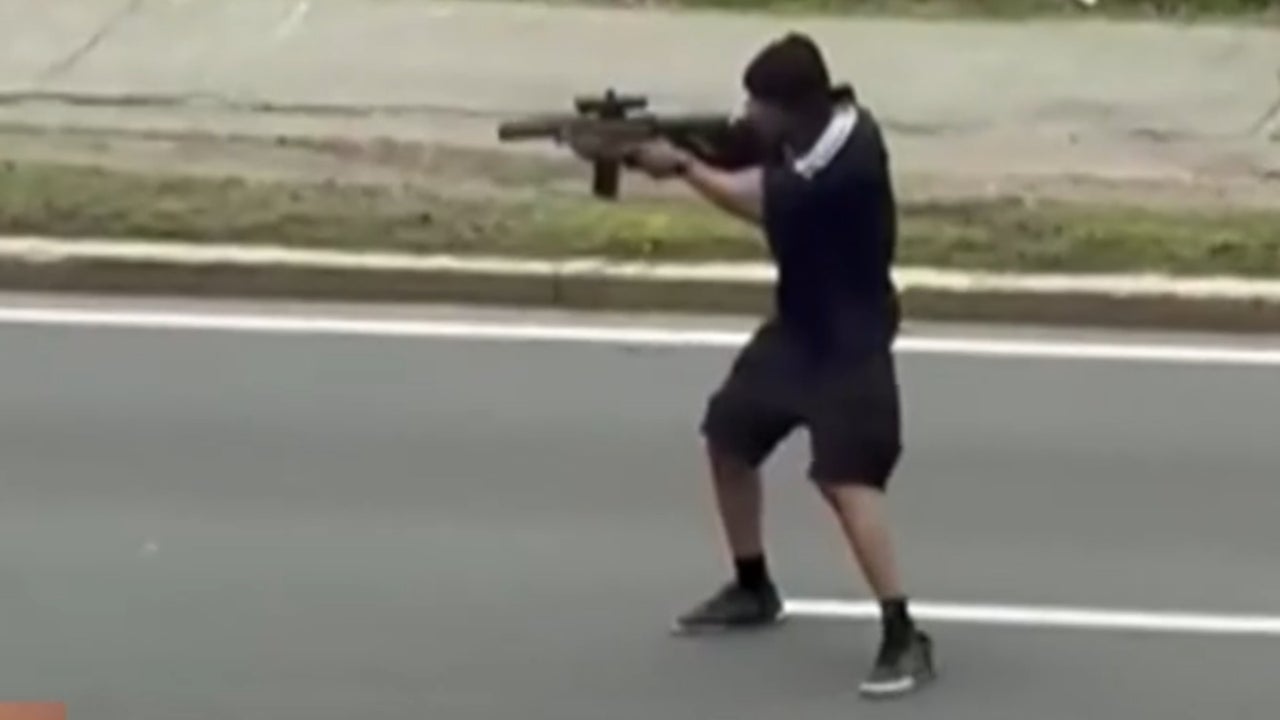 Video shows man shooting at random near three college campuses in ...