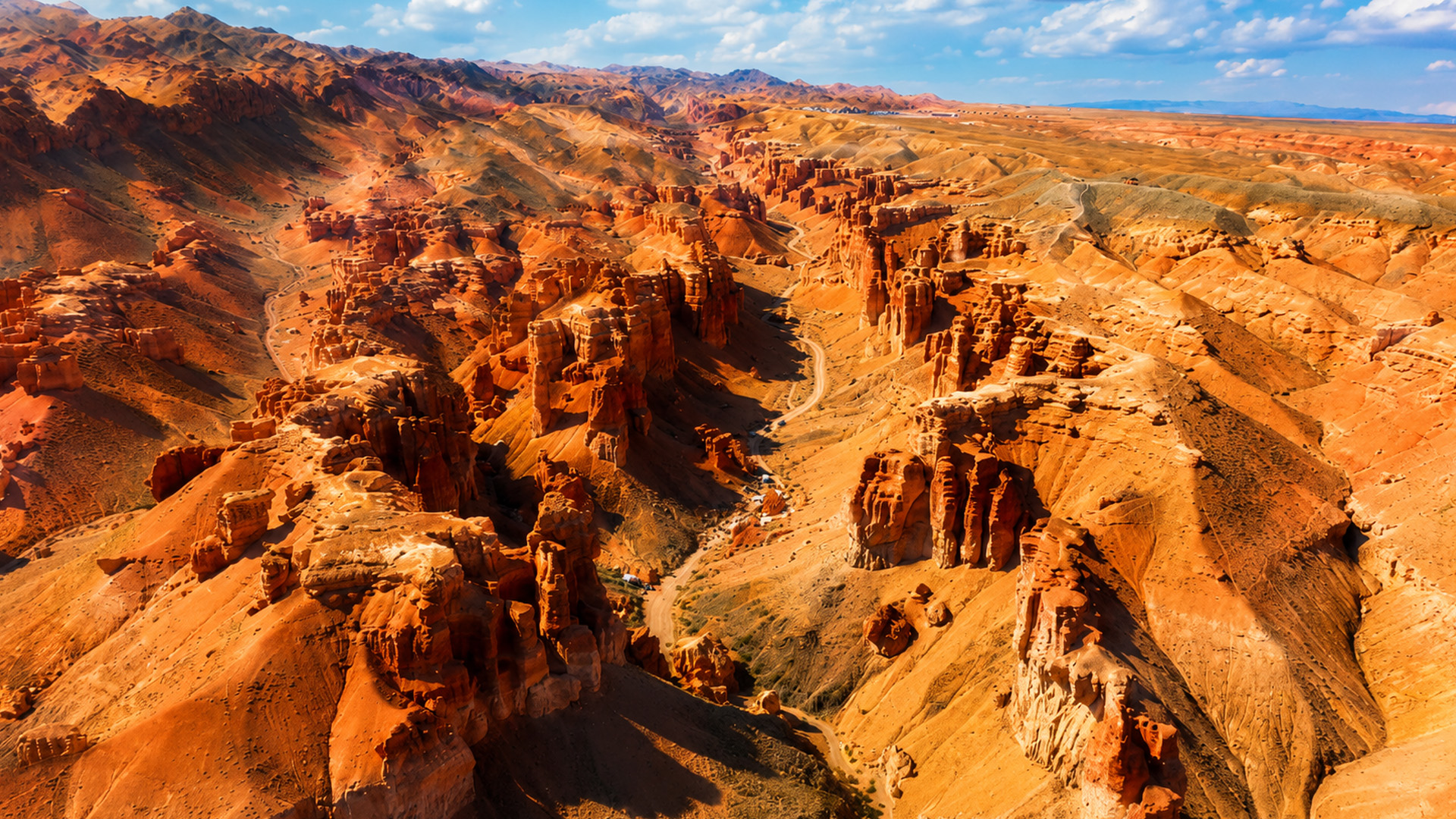 These rock formations look almost artificial