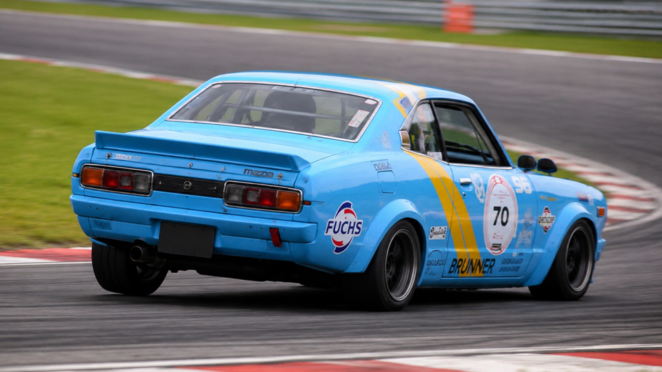Mazda RX-3 12A rotary engine note 11,000 RPM