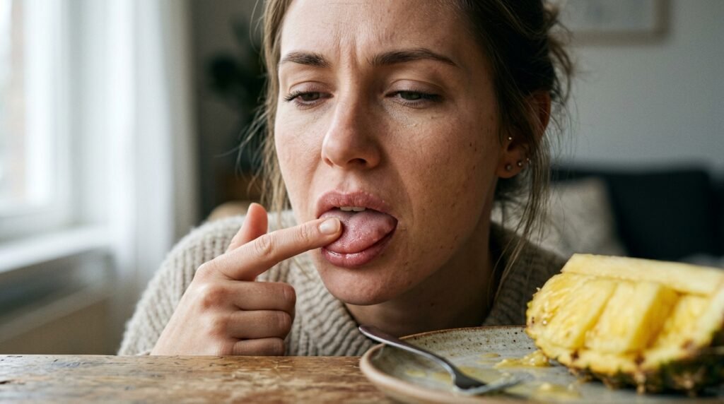 The issues that can arise from consuming too much pineapple