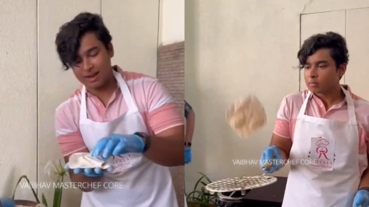 IPL 2026: RR star Vaibhav Sooryavanshi turns 'MasterChef' with 'gol ...