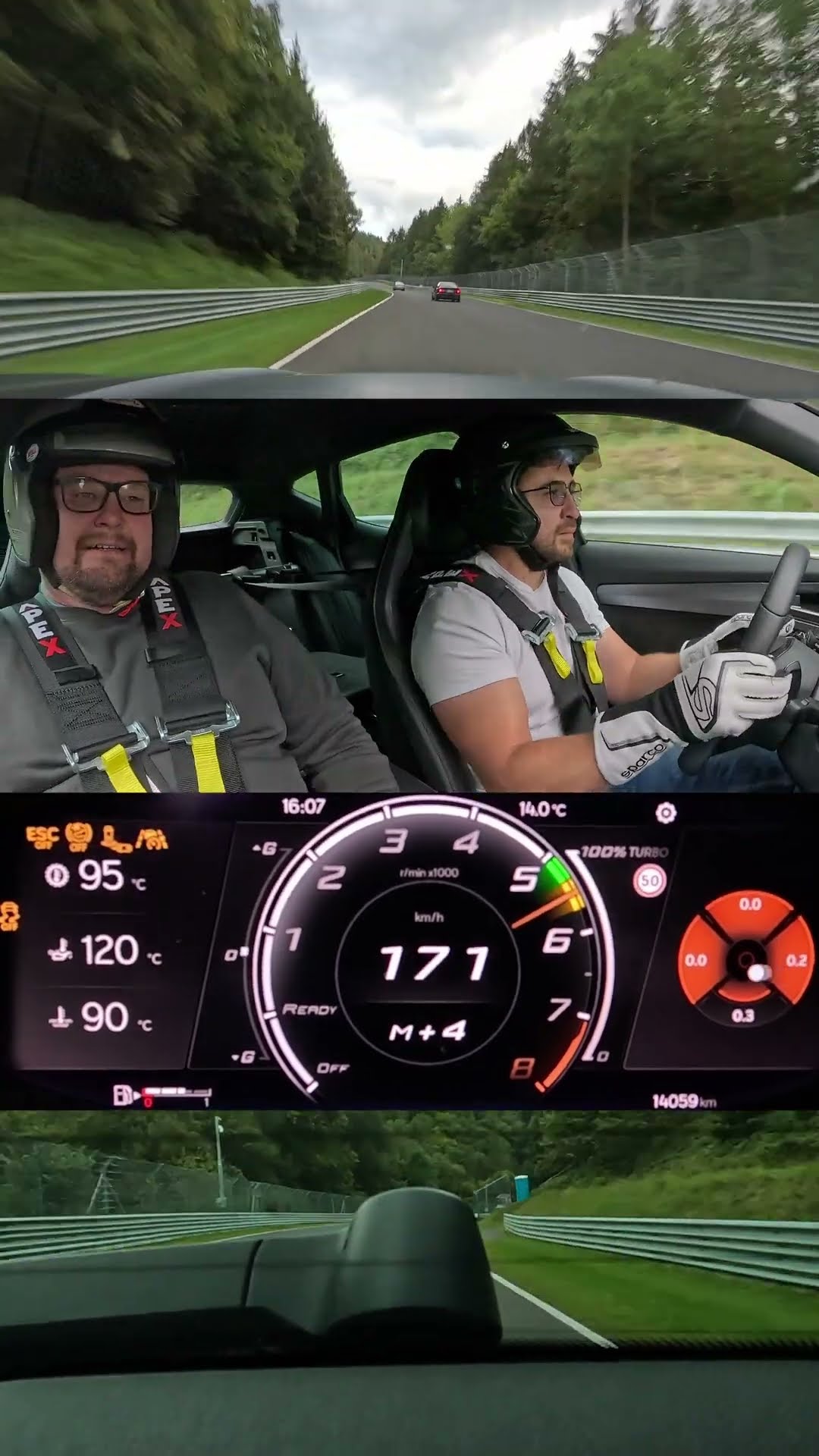 Passenger terrified during high speed track day in Cupra Formentor VZ5