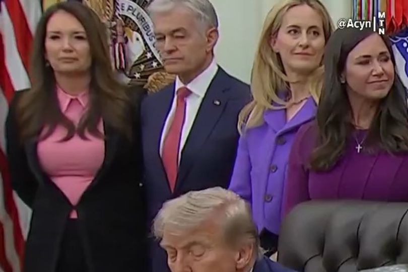 MAGA gives wild 'long blink' excuse as Trump appears to fall asleep at ...
