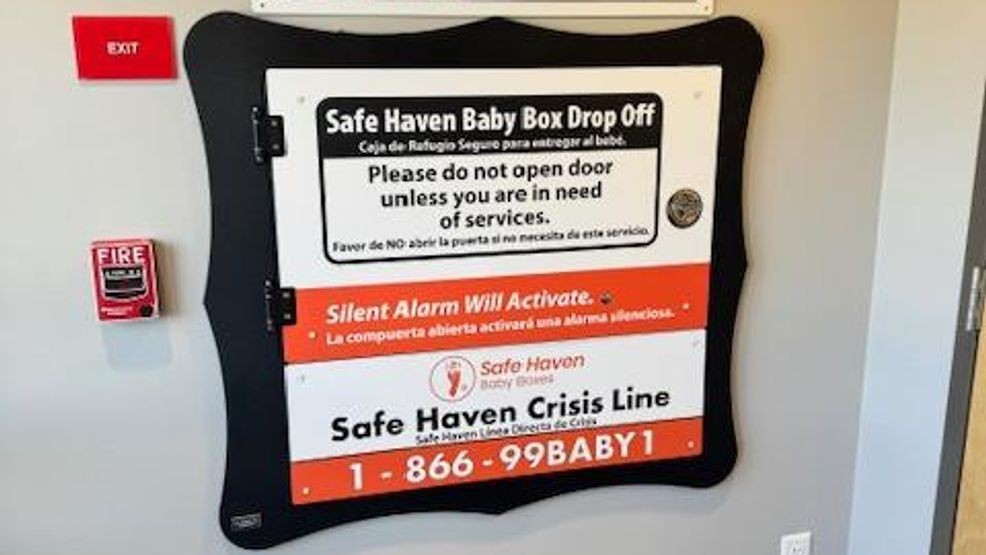 Maine's first Safe Haven Baby Box unveiled in Rumford