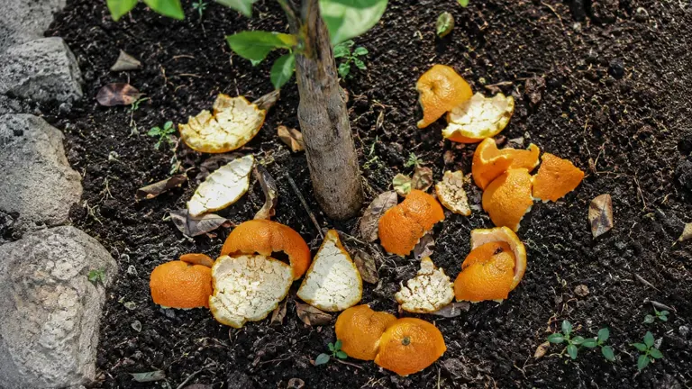 Para qué sirve poner cáscaras de naranja en la tierra de alrededor del ...