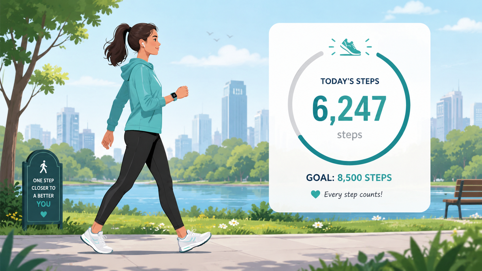 Forget 10,000 steps: Scientists say this specific daily number is all ...