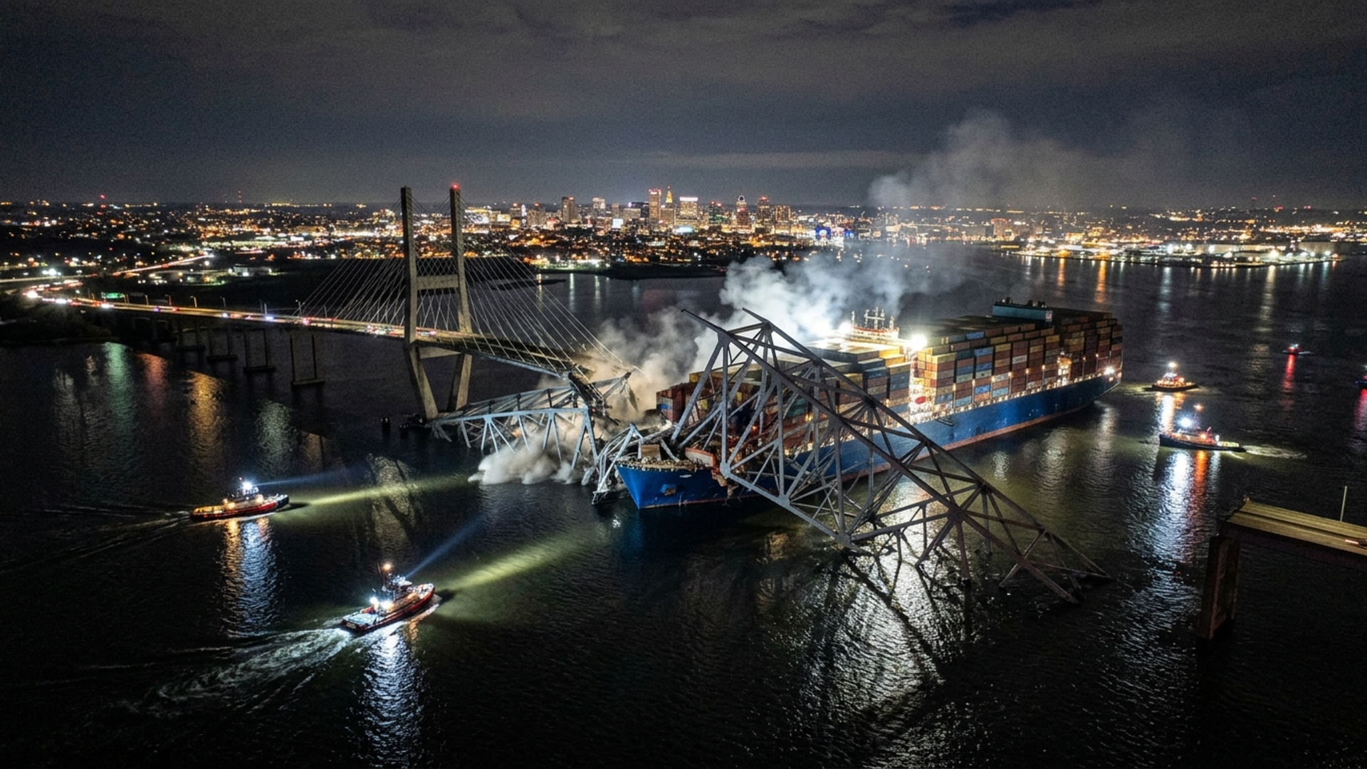 The Key Bridge collapse, how a single blackout turned a routine ...