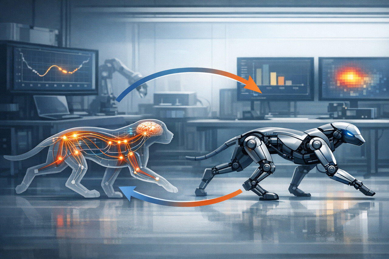 Closing the gap between animal movement and robotic control