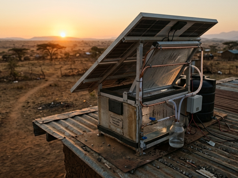 This solar-powered device turns moisture from the air into drinking ...