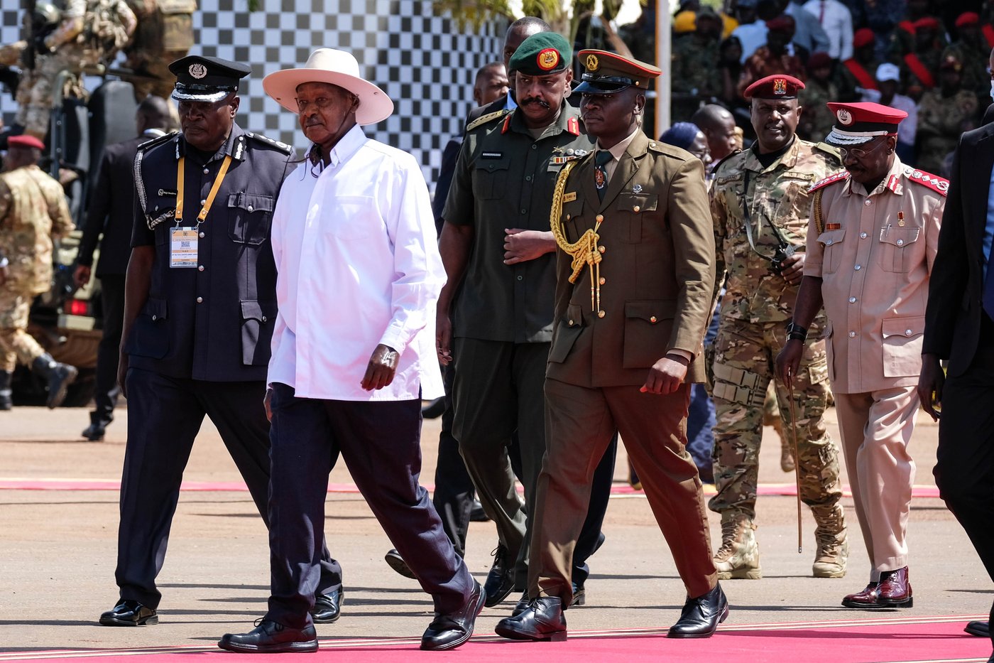 Uganda's President Museveni sworn in for seventh consecutive term as ...