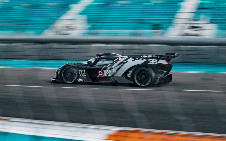 The Bugatti Bolide is a race simulator for billionaires
