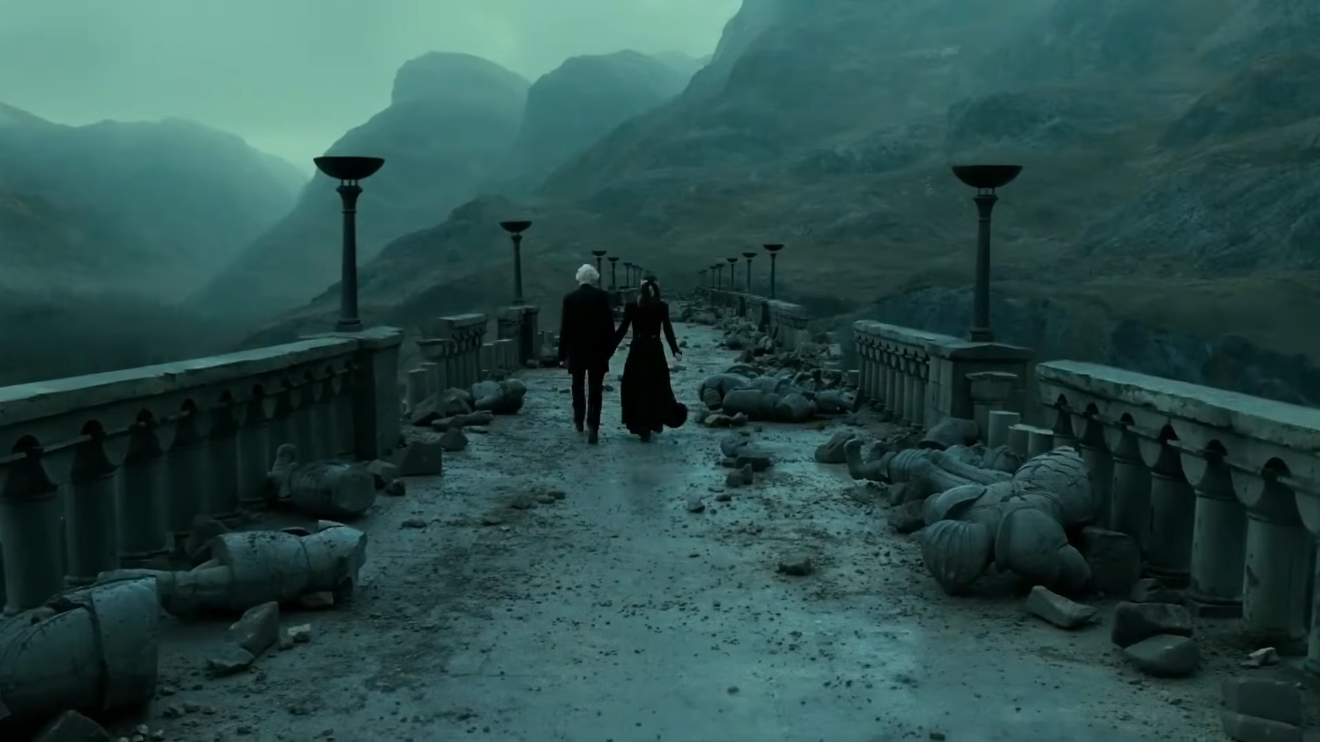 The founders of Hogwarts (2026) Adam Driver & Florence Pugh