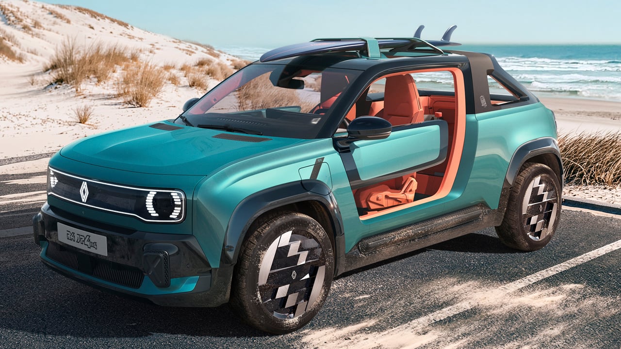 El Renault 4 JP4x4 parece un simple buggy eléctrico, pero adelanta algo ...