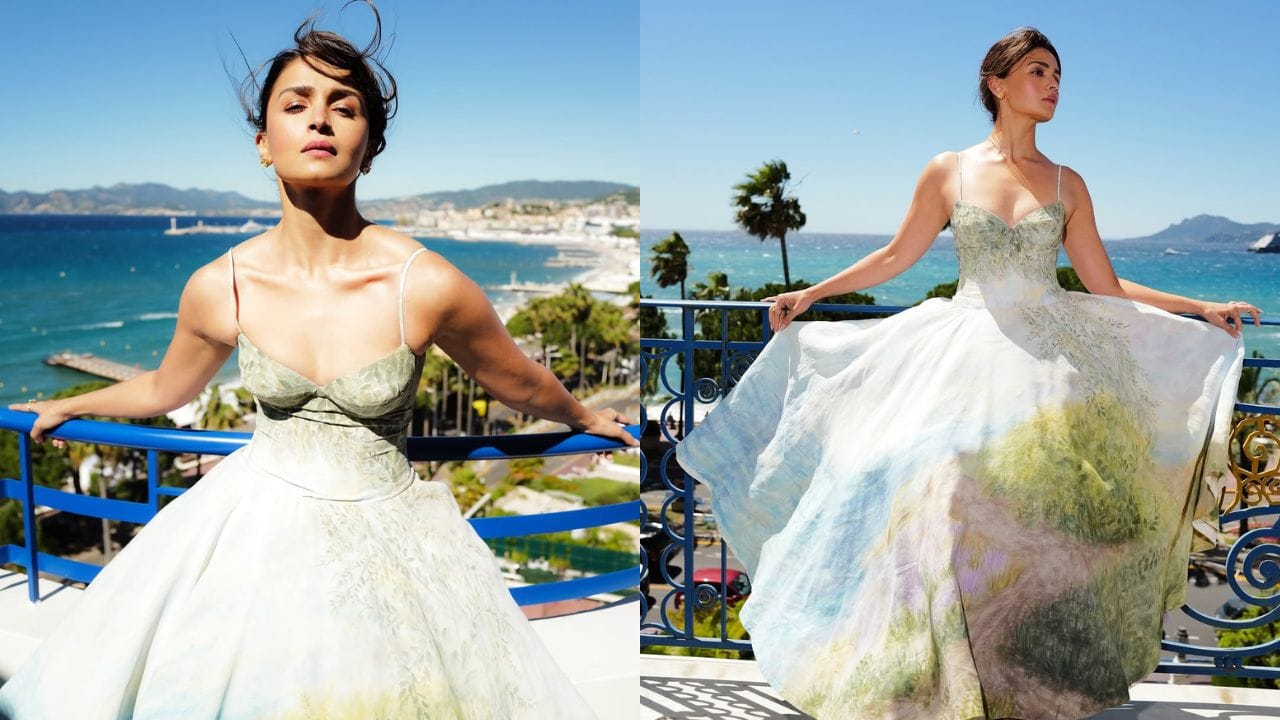 Cannes 2026: Alia Bhatt turns heads in hand-painted French Riviera ball ...