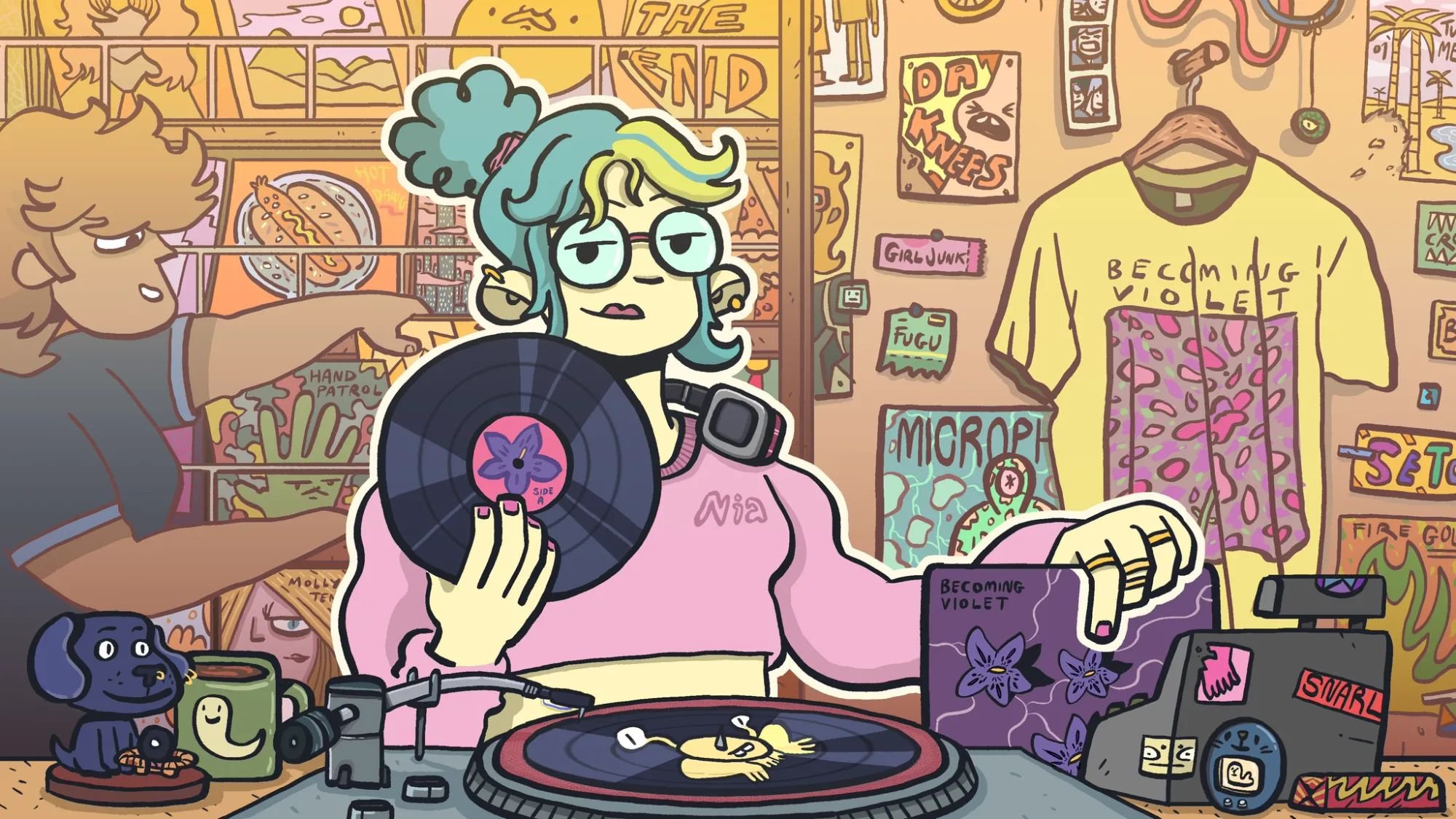 Wax Heads review – record selling indie game