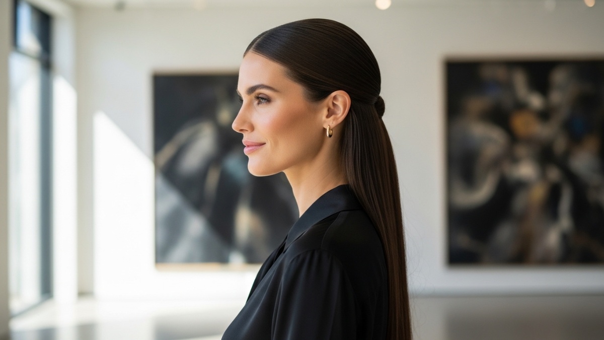 9 peinados de oficina para cabello lacio que las mujeres aman ...