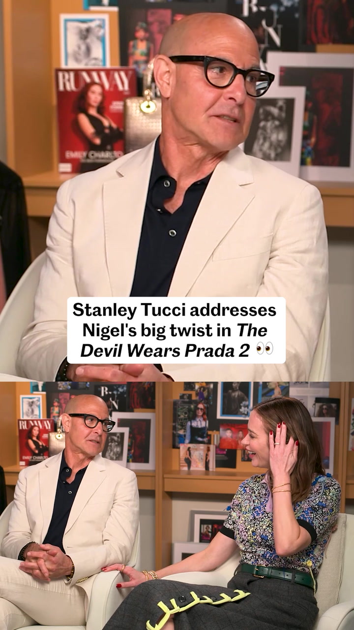 Stanley Tucci addresses Nigel’s big twist in ‘The Devil Wears Prada 2’