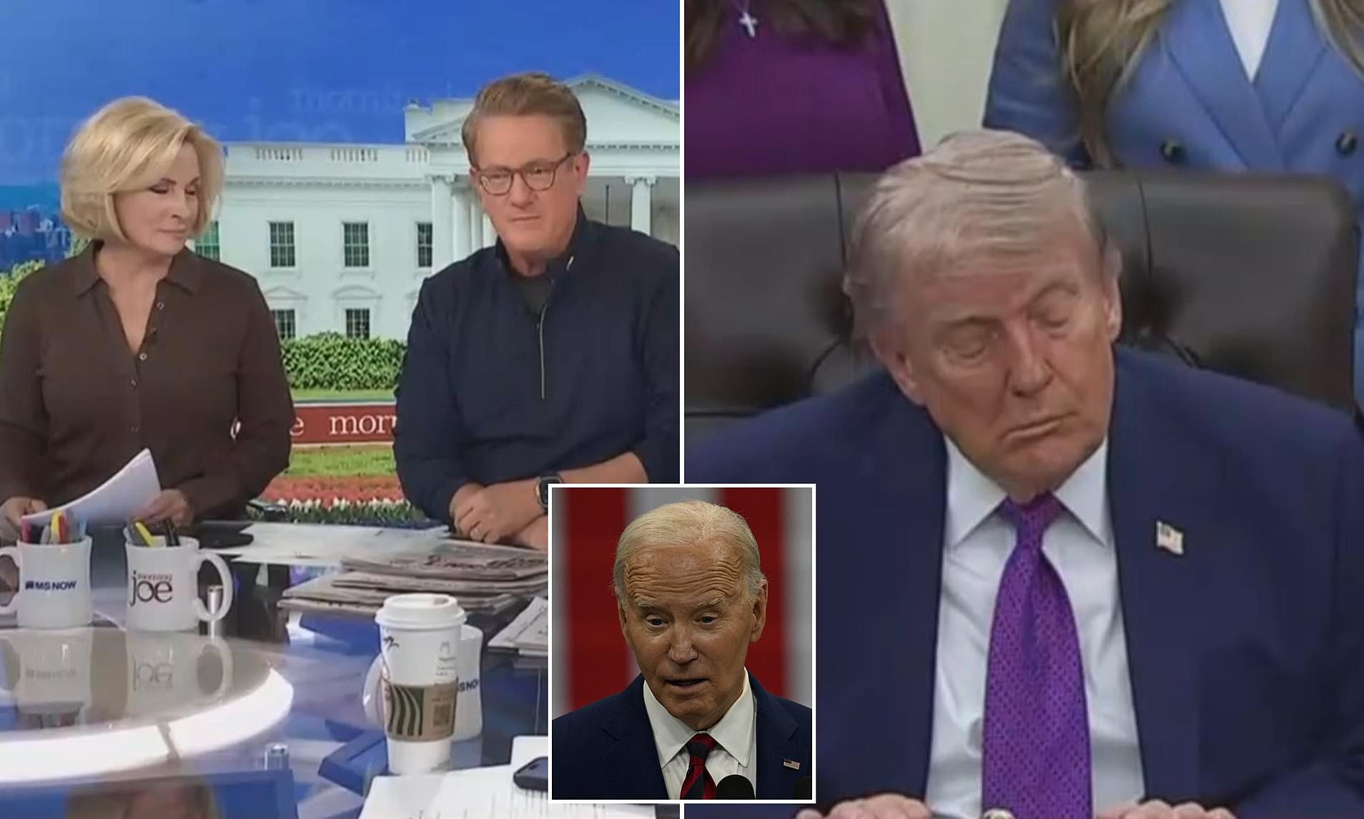 Morning Joe questions whether Trump was really just 'blinking' during ...