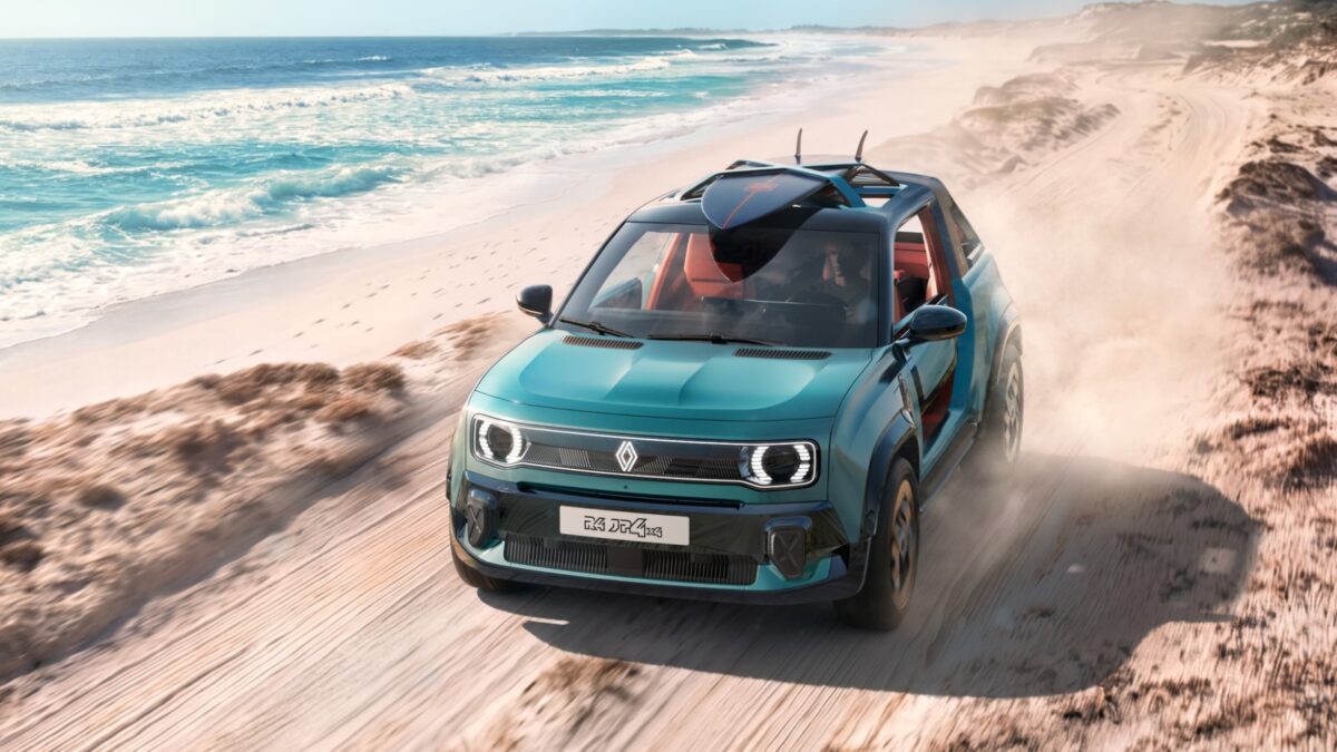 Renault 4 JP4x4 Concept, versión descapotable con tracción total y una ...