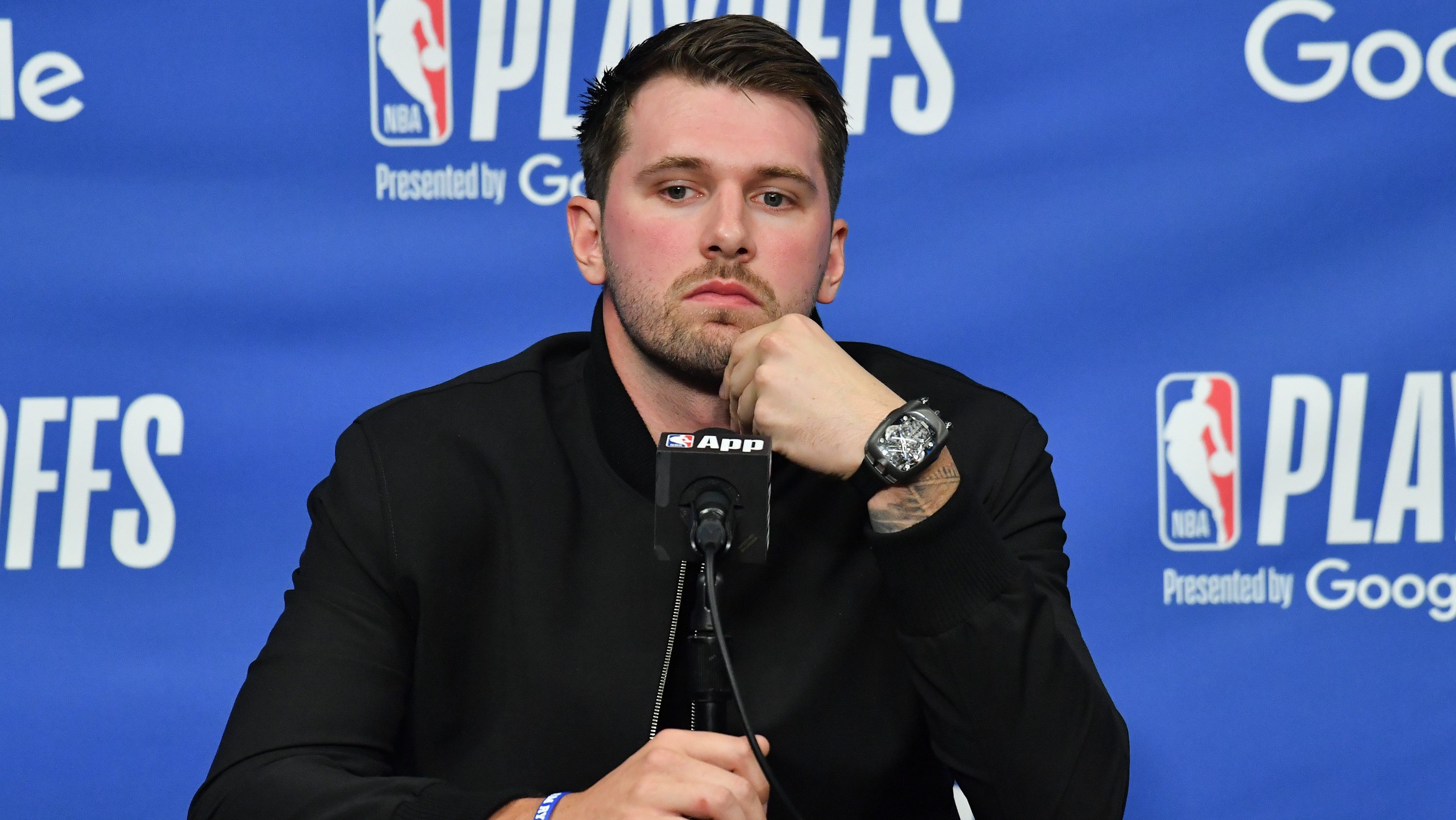 Luka Doncic’s immediate reaction to Lakers’ playoff defeat turns heads
