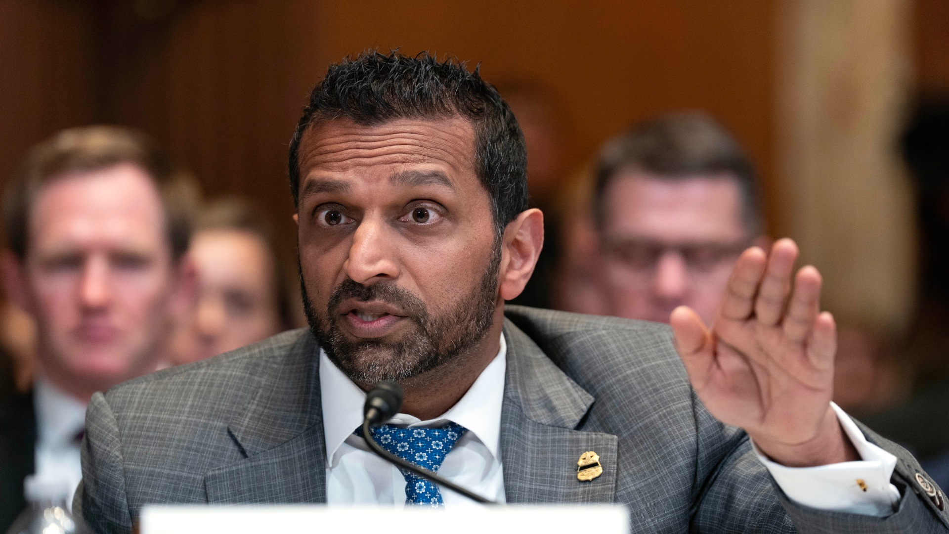 Watch: Kash Patel clashes with senator over questions about his conduct
